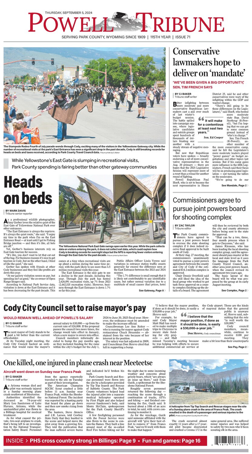 E-Editions | Powell Tribune