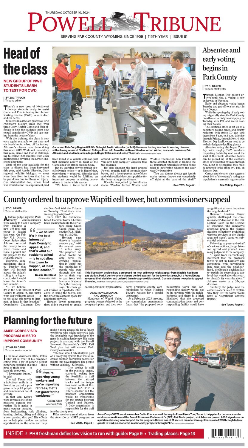 E-Editions | Powell Tribune
