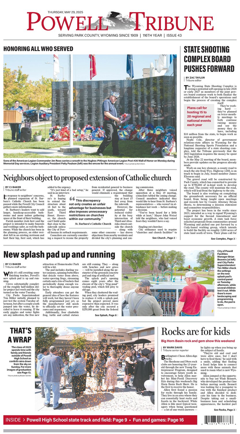 E-Editions | Powell Tribune