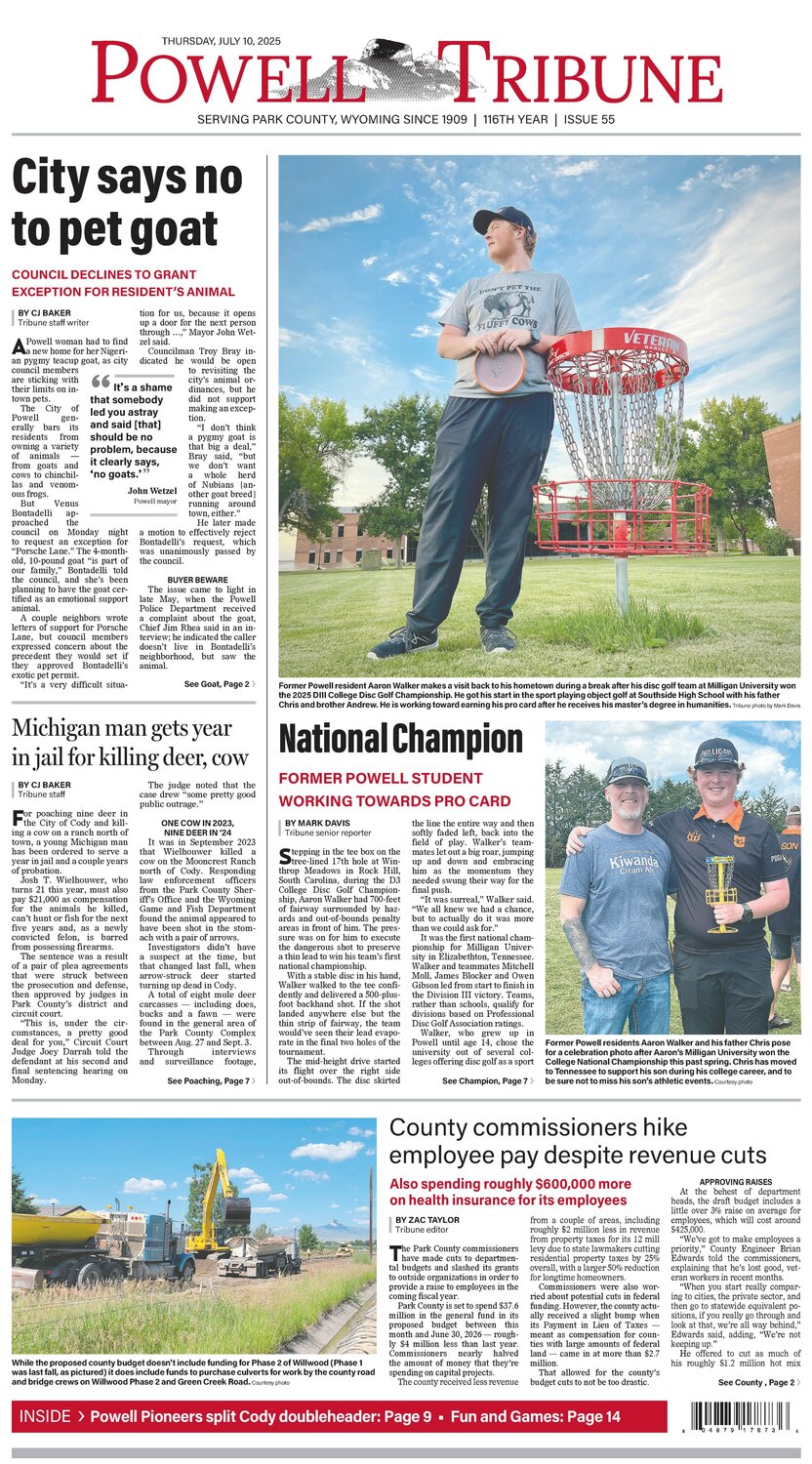 E-Editions | Powell Tribune