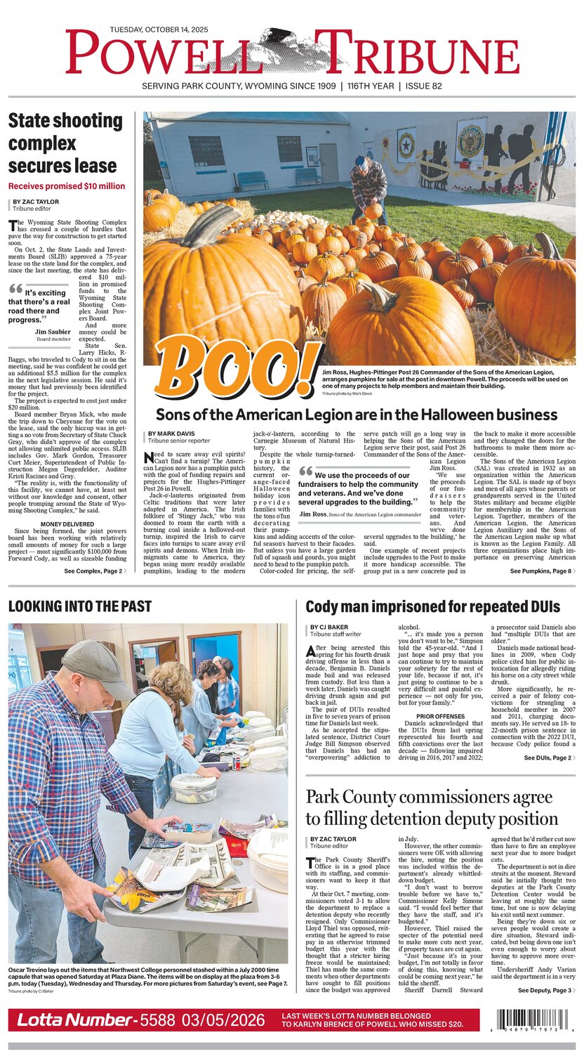 E-Editions | Powell Tribune