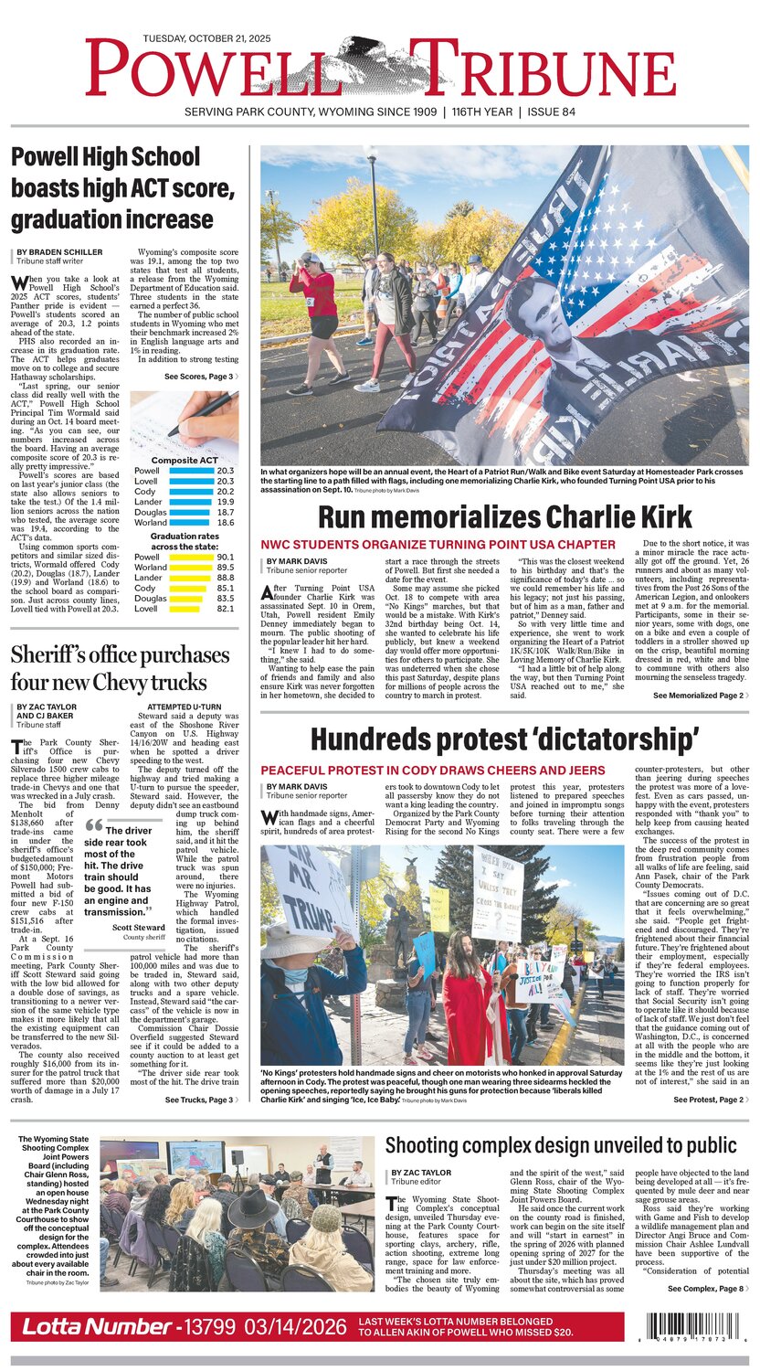 E-Editions | Powell Tribune