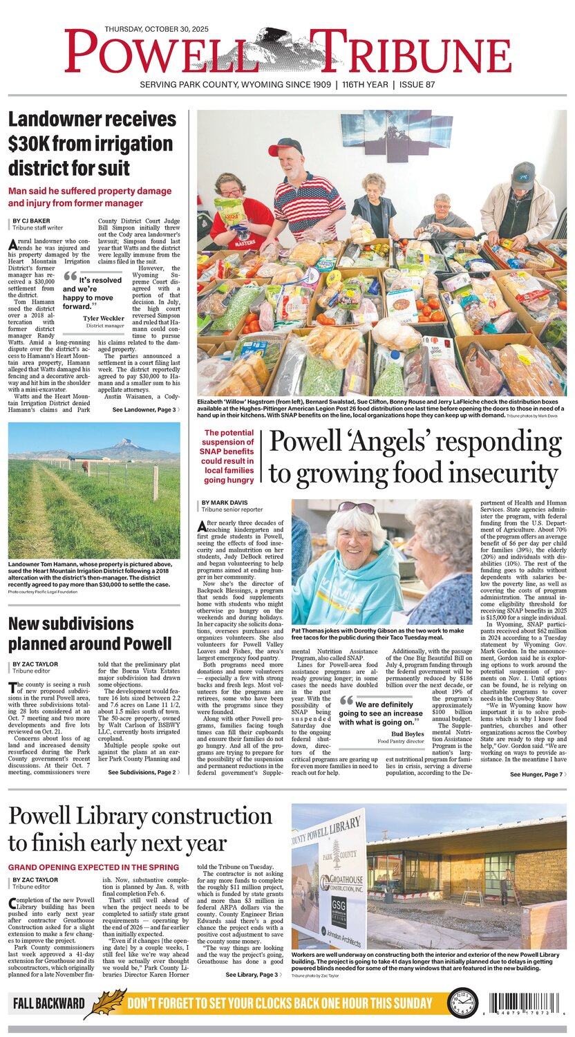 E-Editions | Powell Tribune