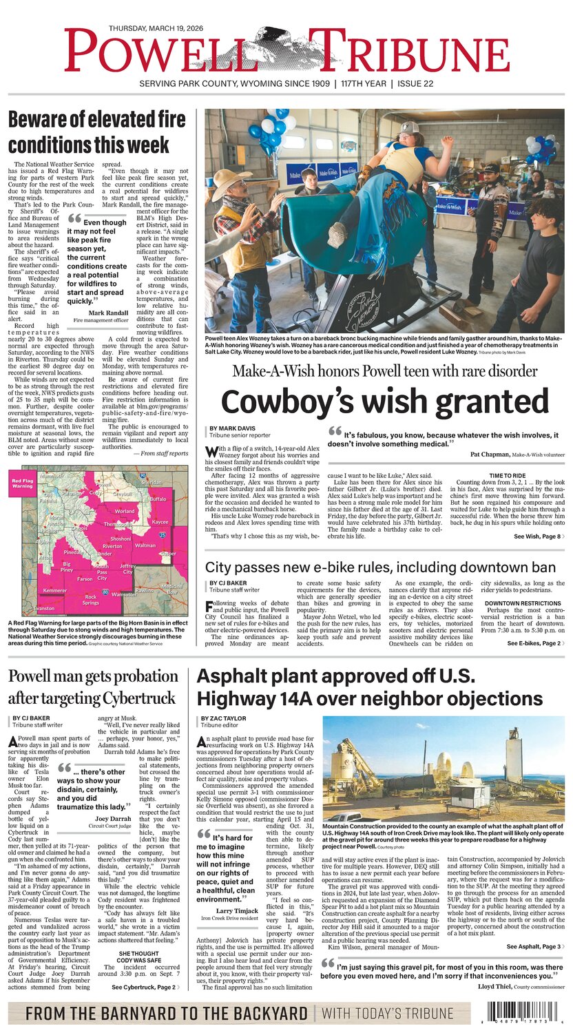 E-Editions | Powell Tribune
