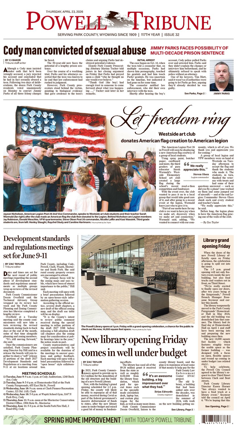 E-Editions | Powell Tribune
