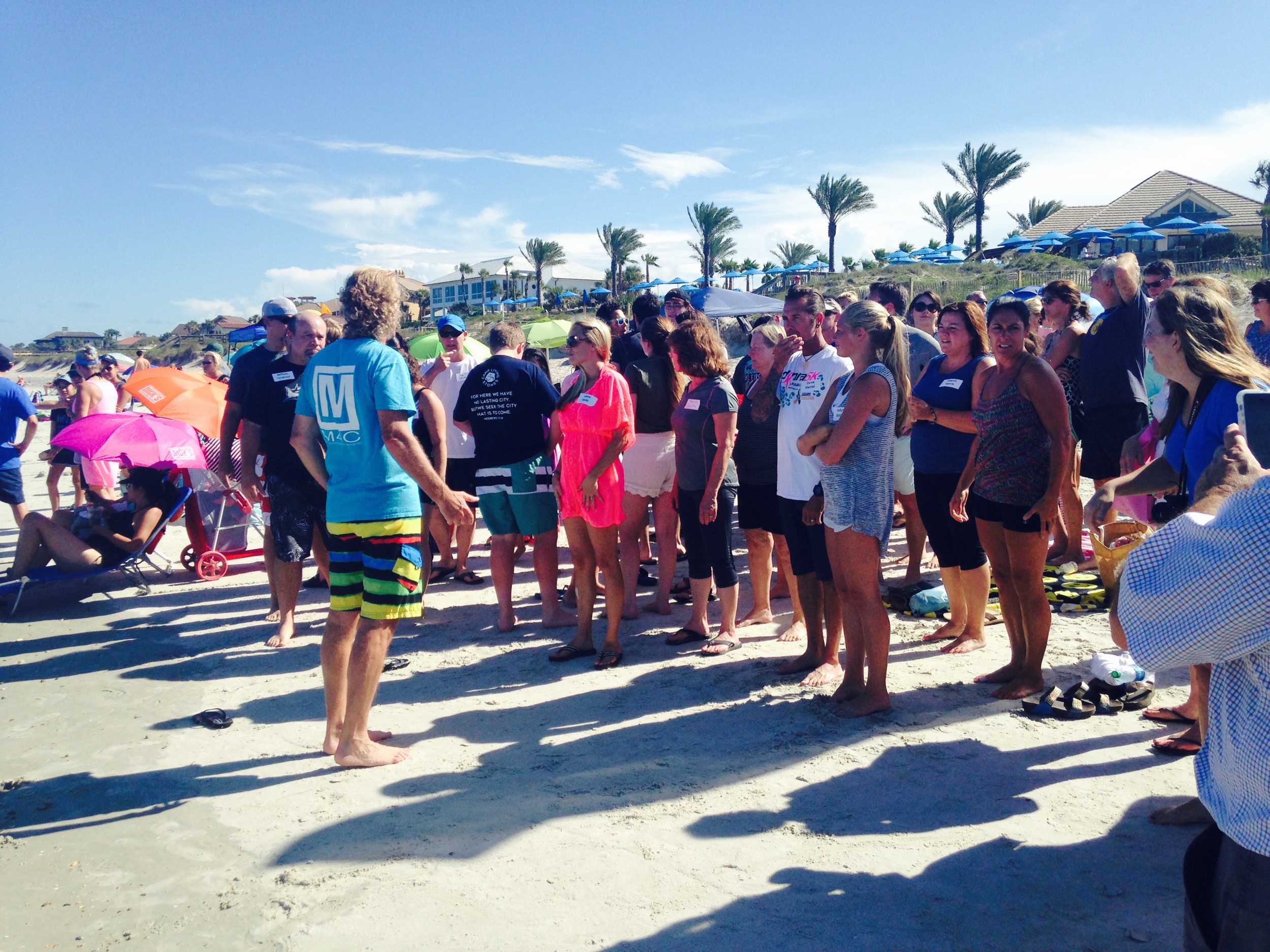 Crosswater Community Church holds beach baptisms at Mickler’s Landing ...