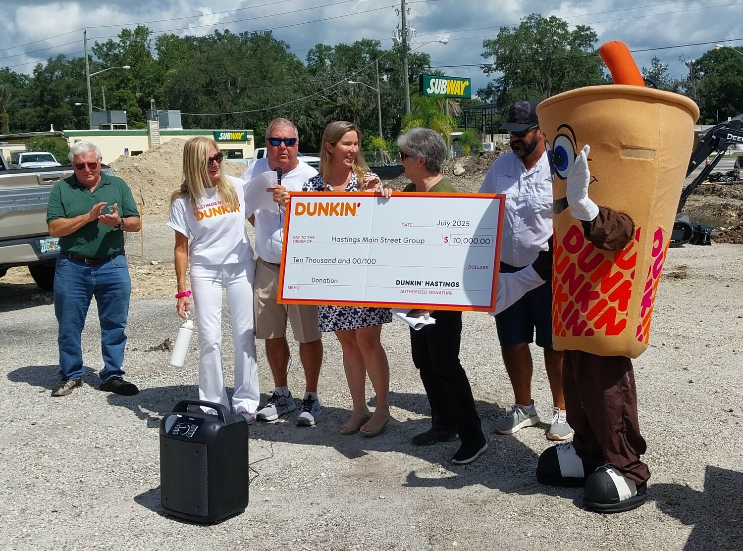 Ground broken in Hastings for new Dunkin’ - The Ponte Vedra Recorder