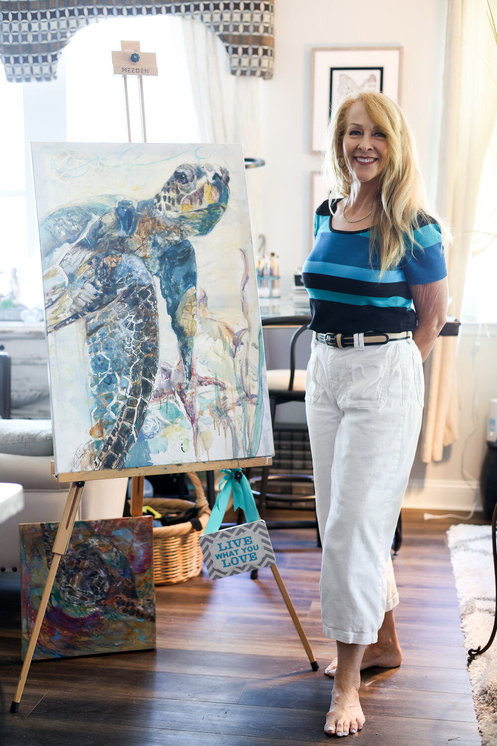 Artist’s sea turtle series, portraits set her apart - The Ponte Vedra ...