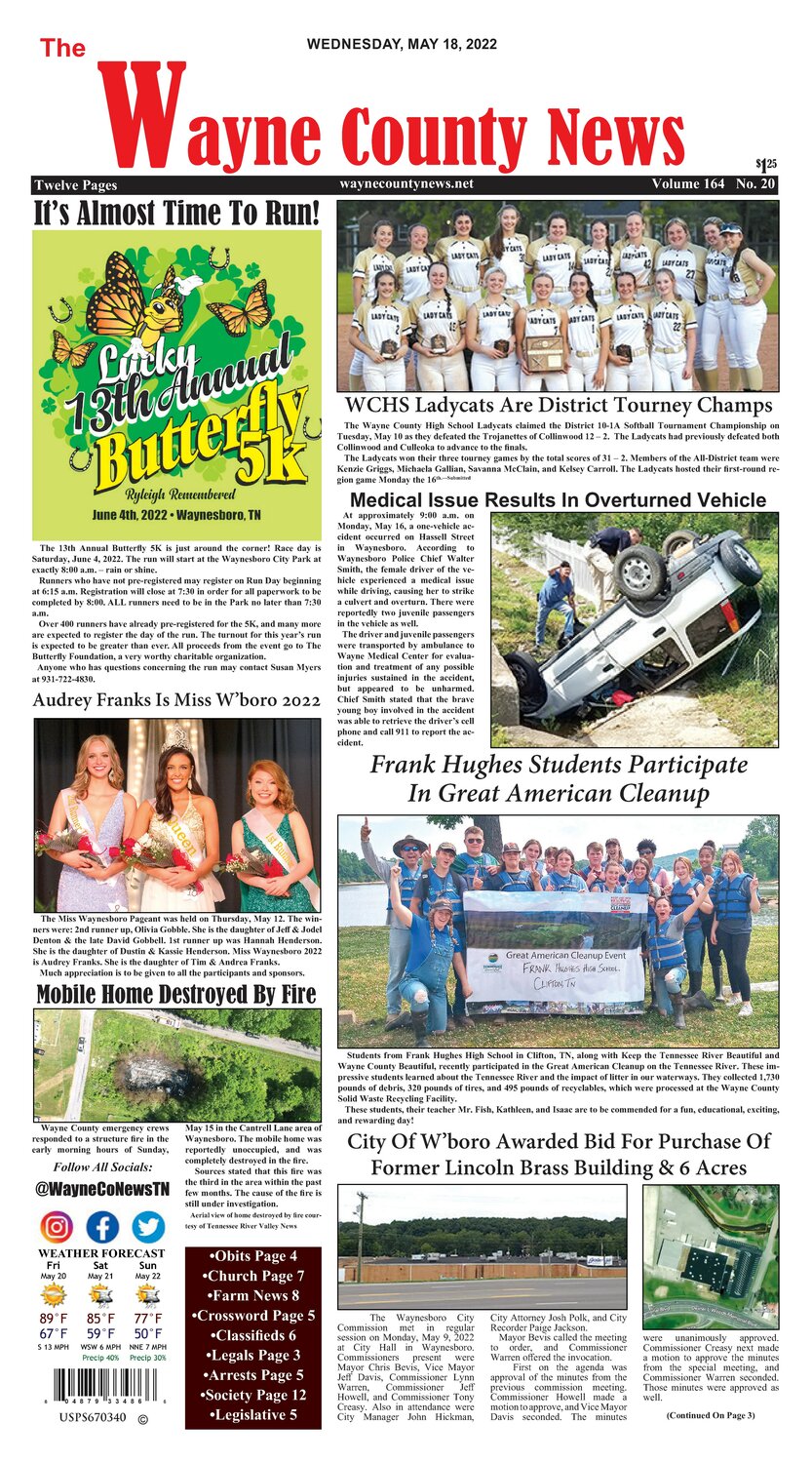 Wayne County News - e-edition 5-18-22 - Wayne County News