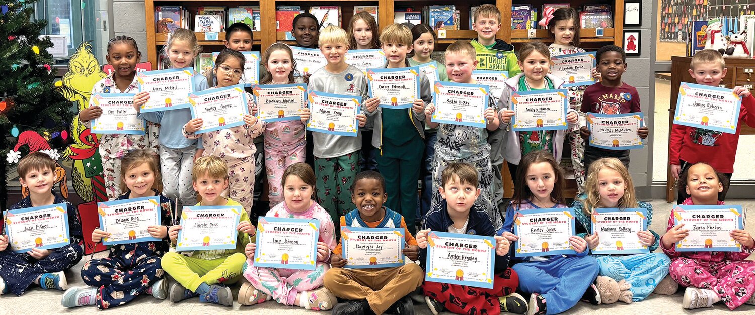 Martin Primary December Charger Students of the Month - The Martin Post