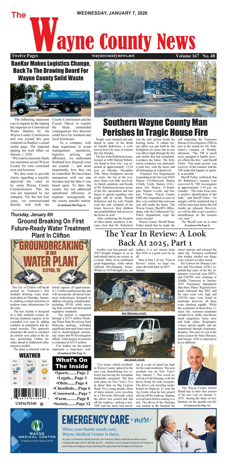 E-Editions - Wayne County News