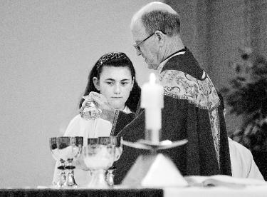 Girls join in helping celebrate Catholic Mass | The Riverdale Press ...