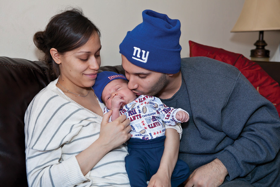 High school sweethearts have first baby of 2012 | The Riverdale Press ...