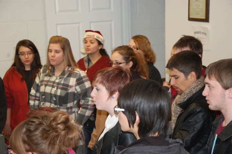 SHS choir, band visits CCR office | Cedar County Republican