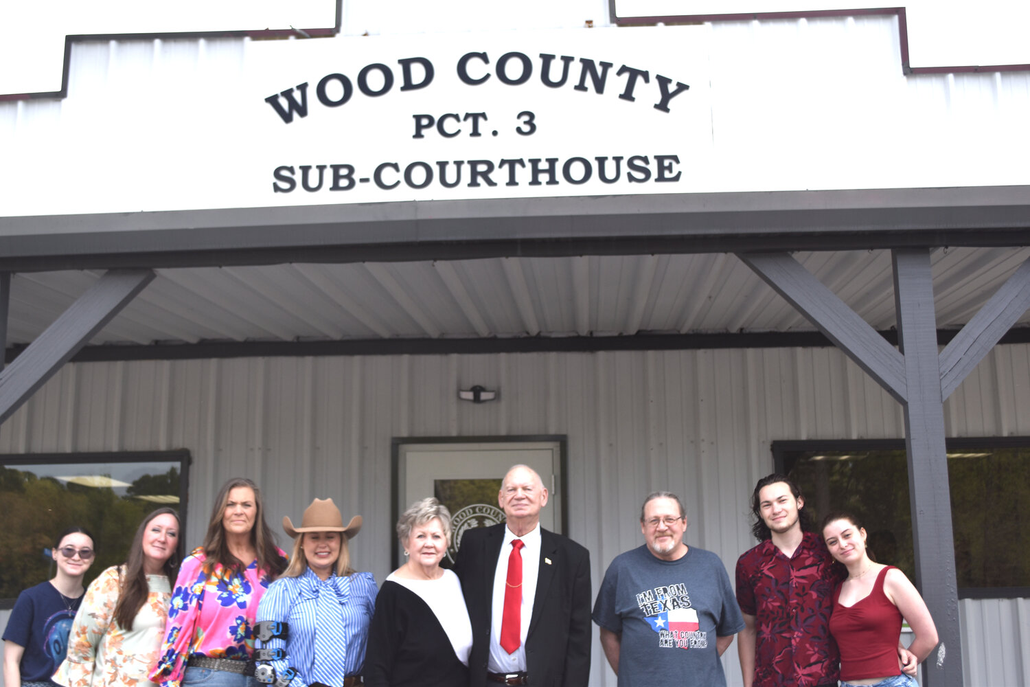 Wood County holds sub-courthouse dedication in Hawkins | Wood County ...